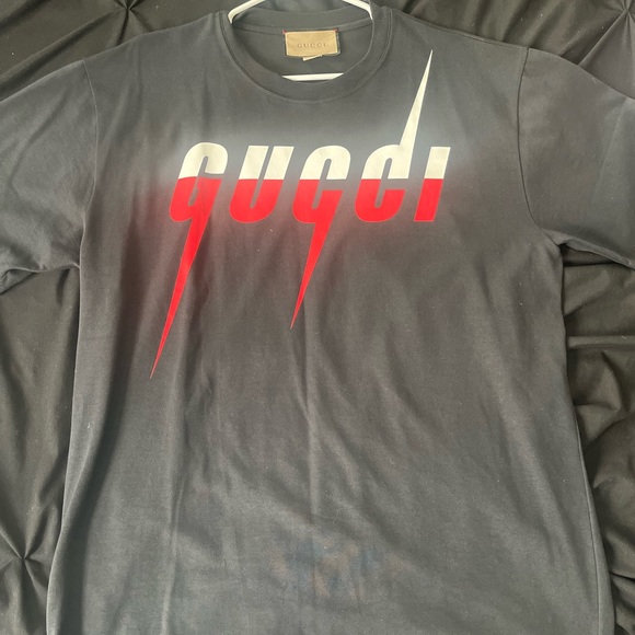 Gucci | Shirts | Gucci Tshirt With Blade Print | Poshmark